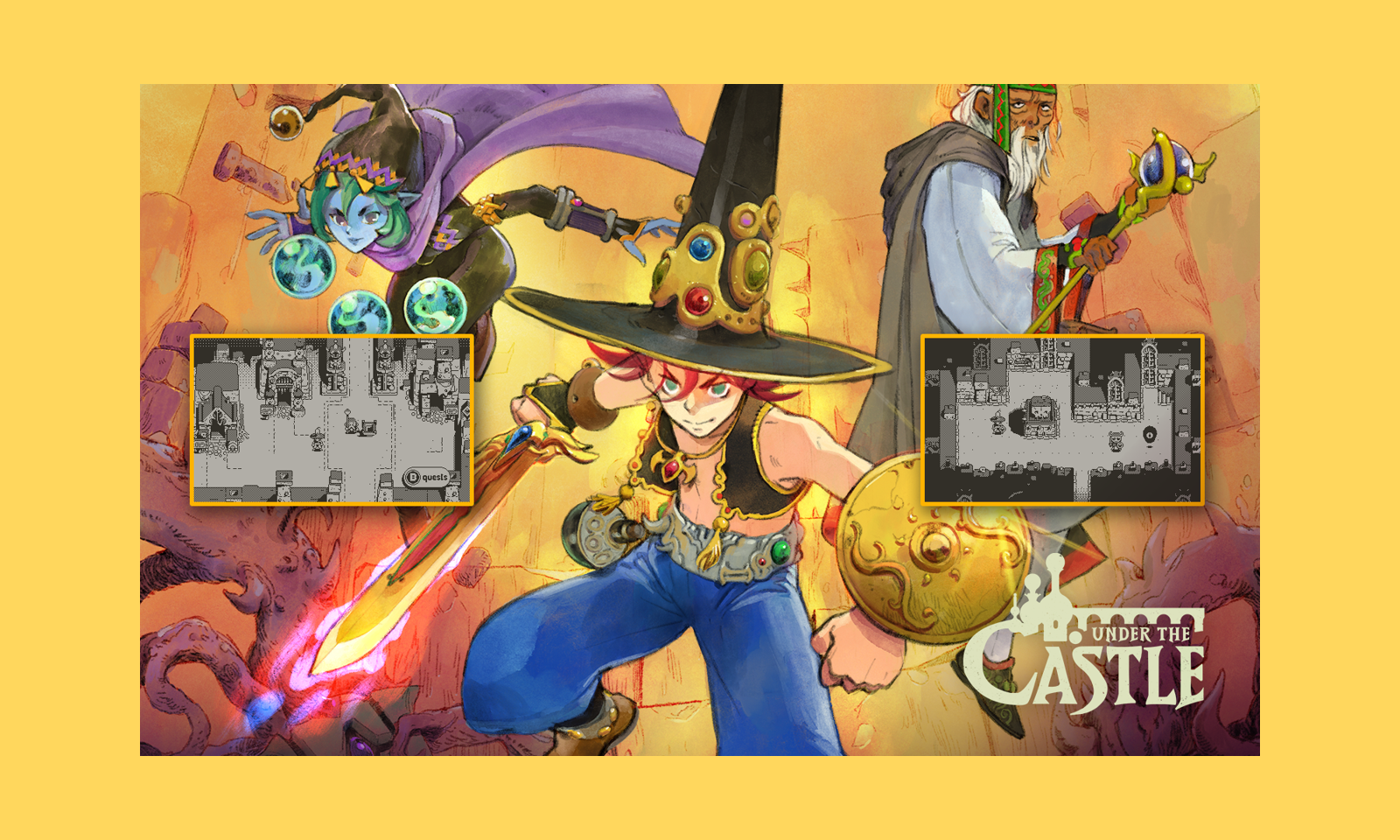 Playdate game Under The Castle