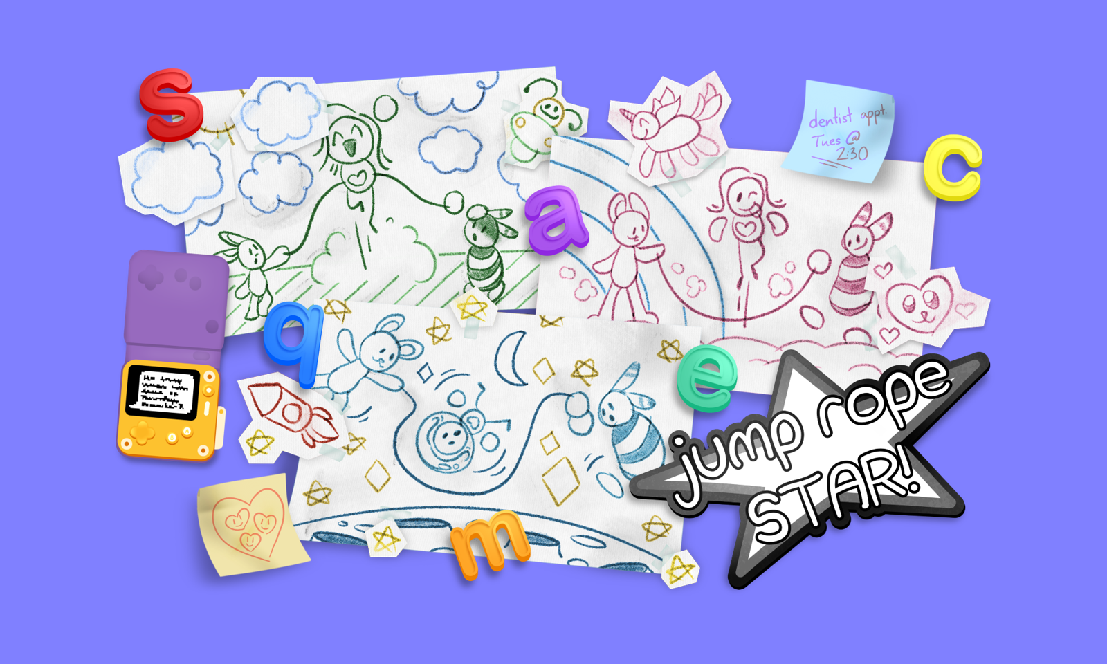 Playdate game jump rope STAR!