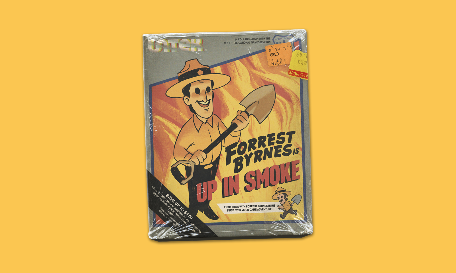 Playdate game Forrest Byrnes: Up in Smoke