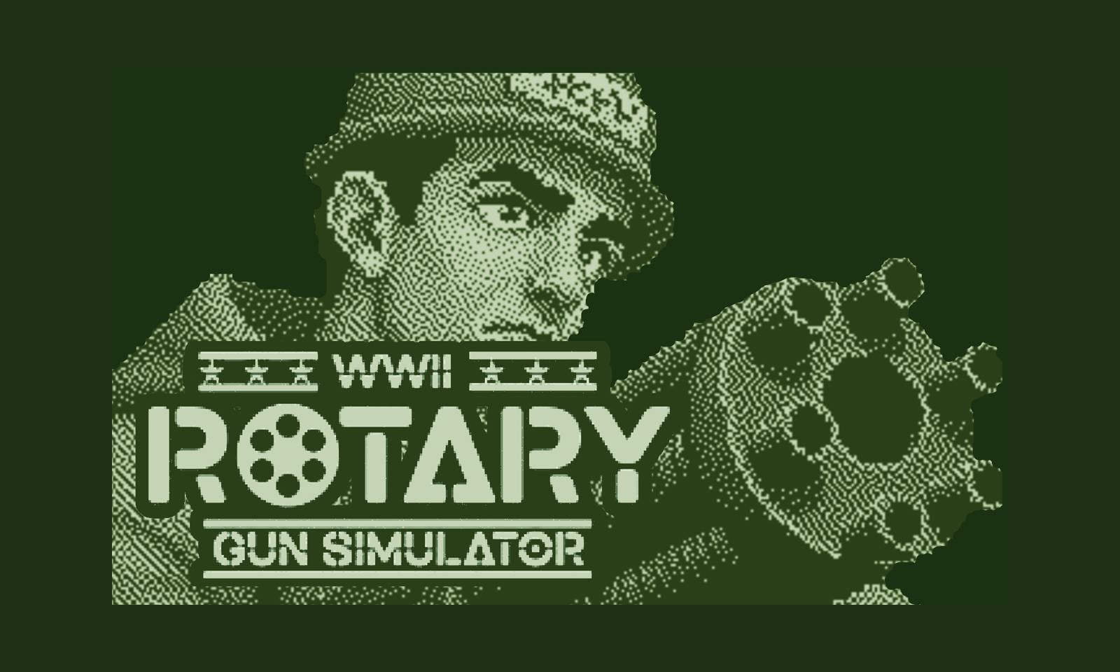 Playdate game Rotary Gun Simulator WW2