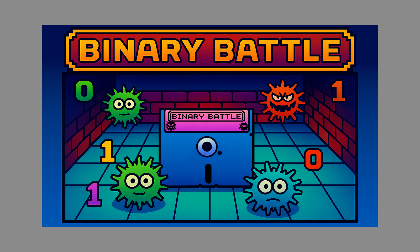 Playdate game Binary Battle